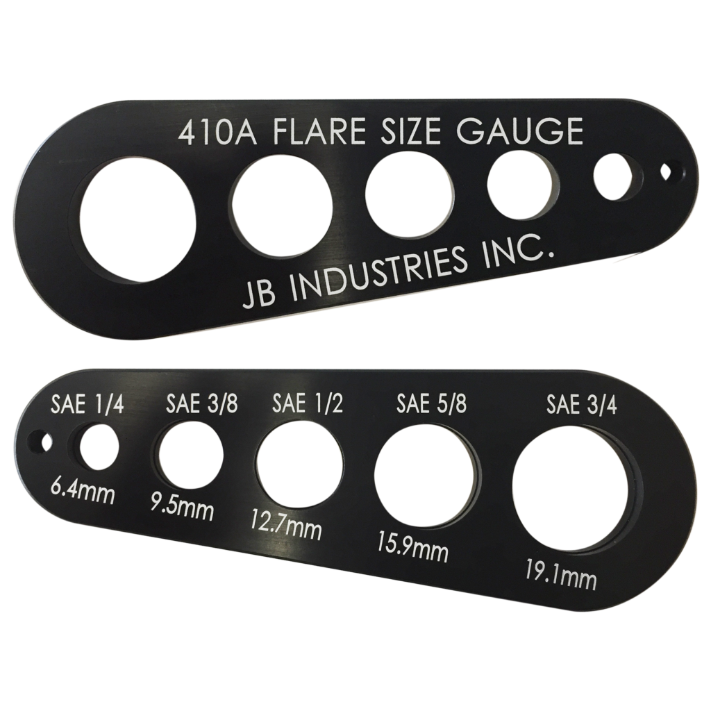Metal Flare Size Gauge - JB Industries