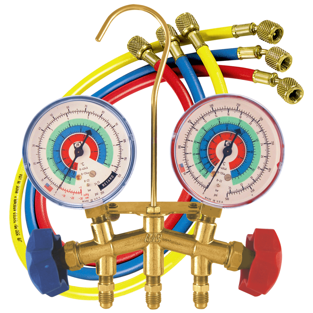 M2 Standard 2-Valve Classic Brass Manifold | JB Industries, Inc.